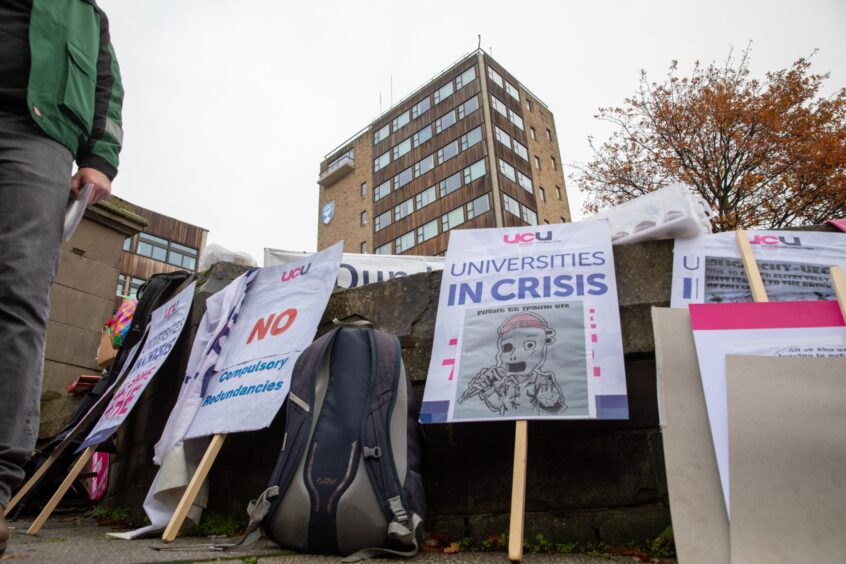 Dundee University staff strike today as union goes to Holyrood