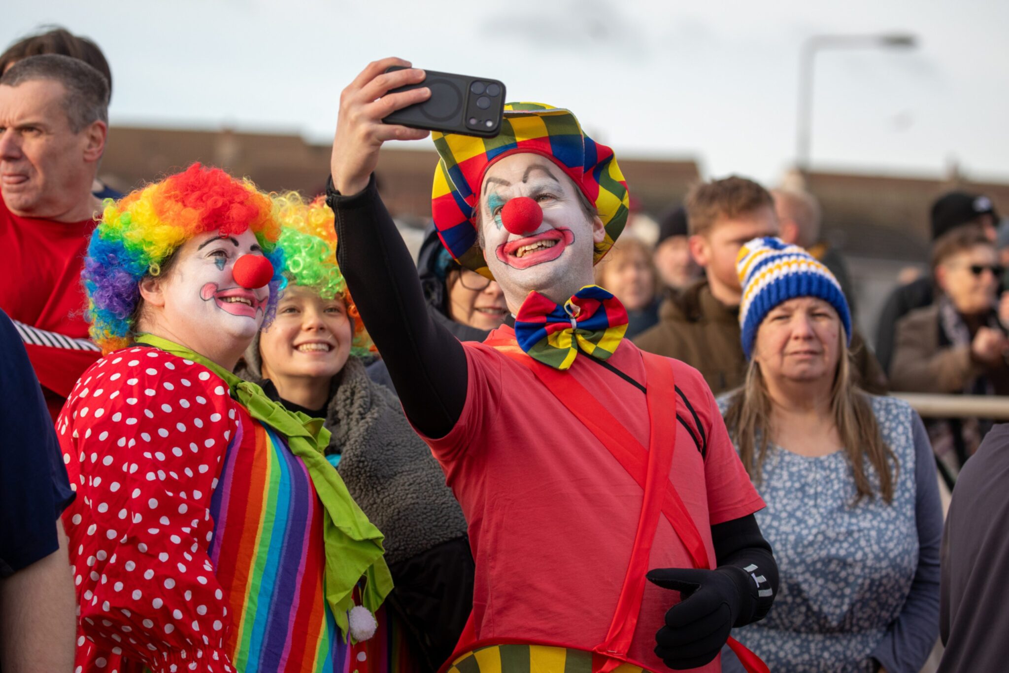Gallery: Charity loony dook swim at Kirkcaldy Promenade