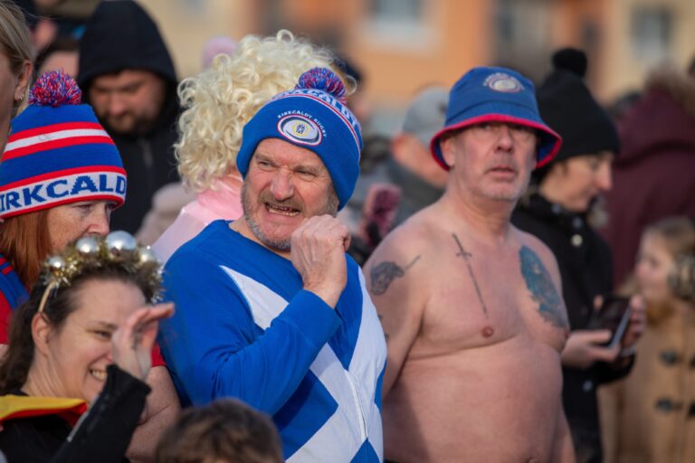 Gallery: Charity loony dook swim at Kirkcaldy Promenade