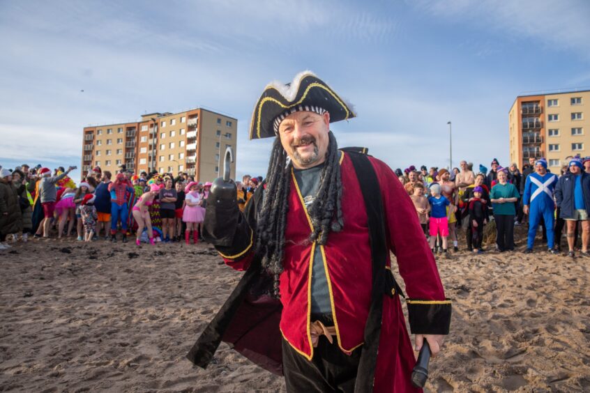 Gallery: Charity loony dook swim at Kirkcaldy Promenade