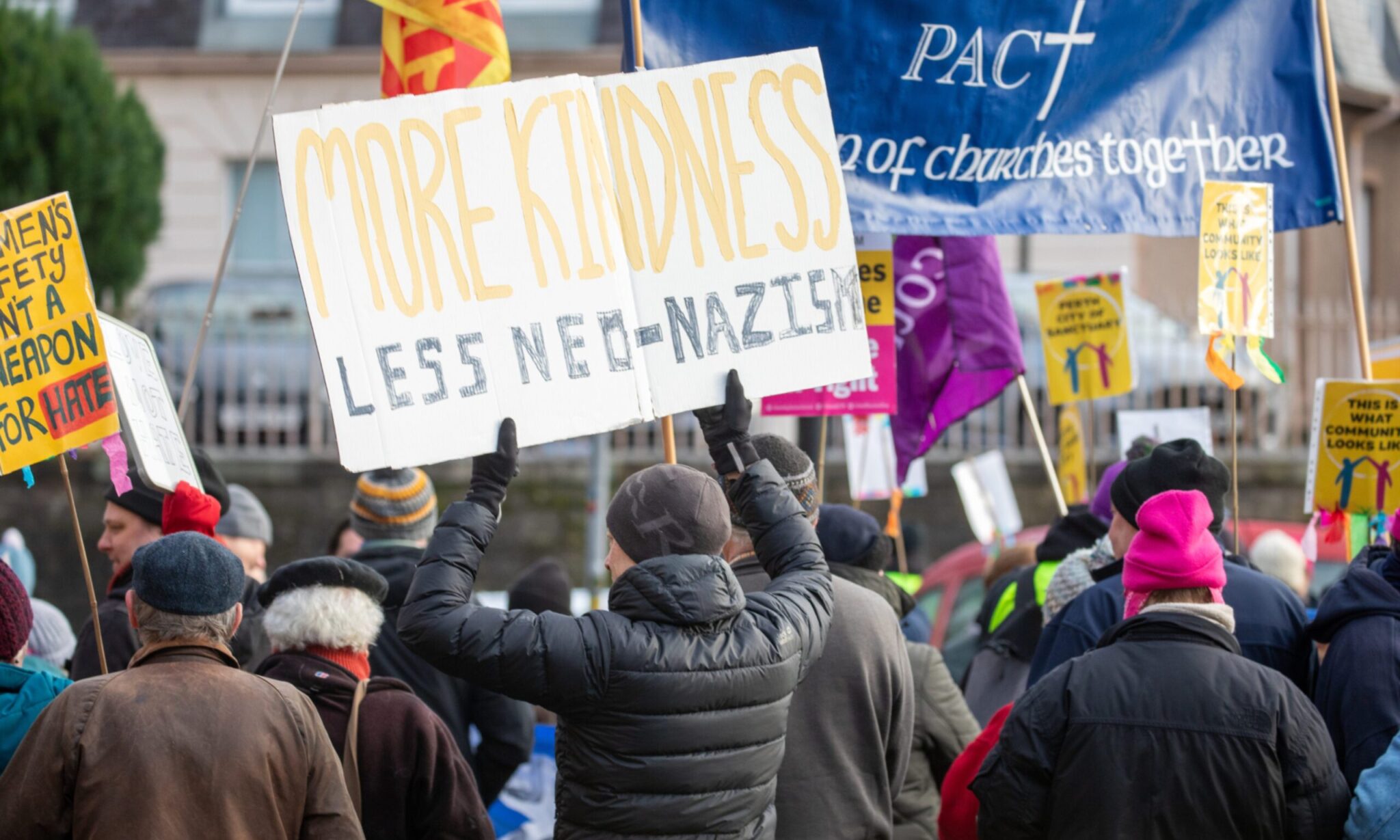 Police review Perth anti-immigration protests as outsiders blamed