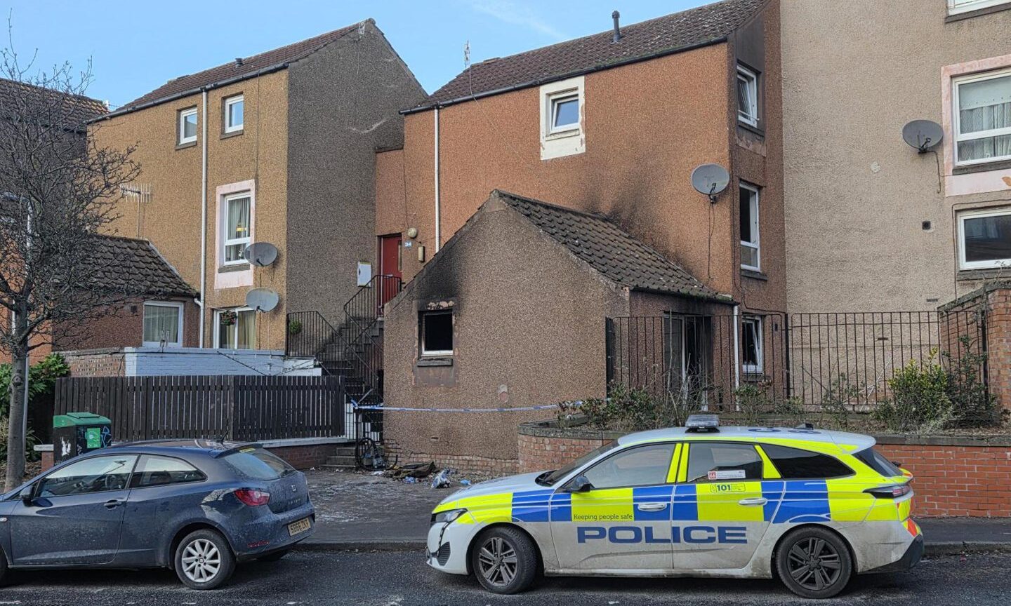 King Street: Police guard Dundee flat left badly damaged in fire