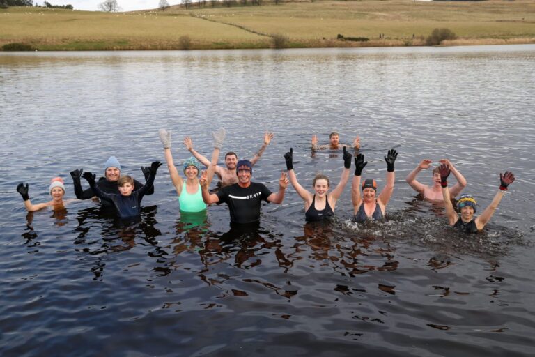 New Year's Day dook brings community spirit to Bridge of Allan