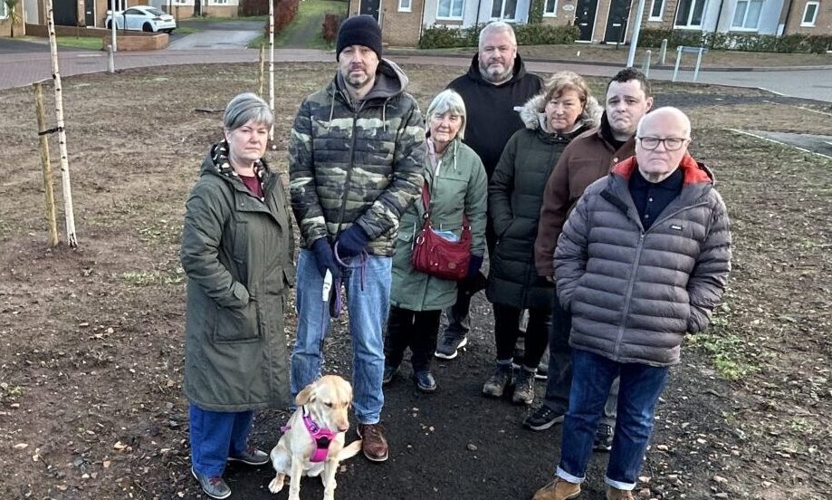 Wormit residents 'left with muddy mess' outside homes