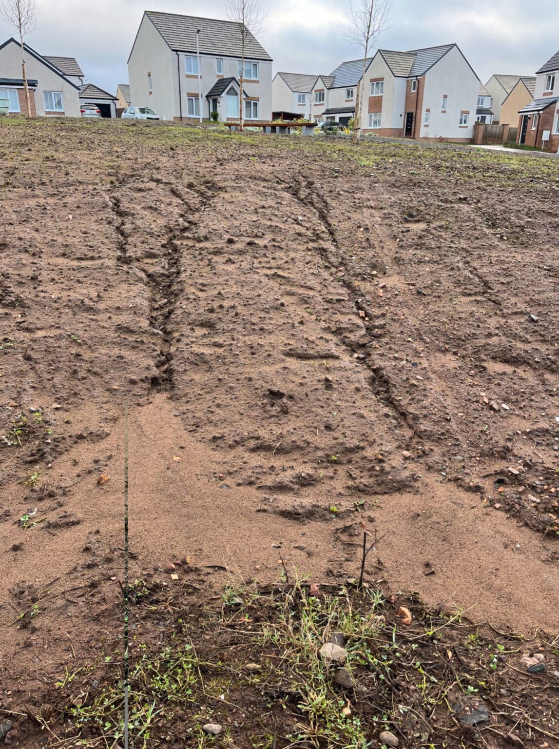 Wormit residents 'left with muddy mess' outside homes