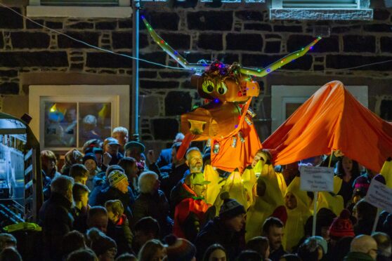 Comrie flambeaux tradition welcomes new year in Perthshire