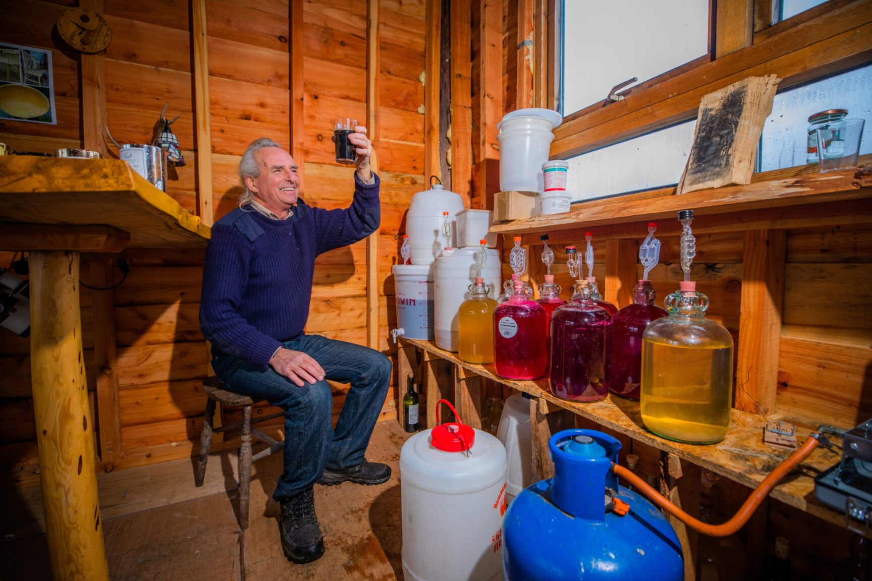 Why Dick Craig loves living off-grid in woods near Alyth