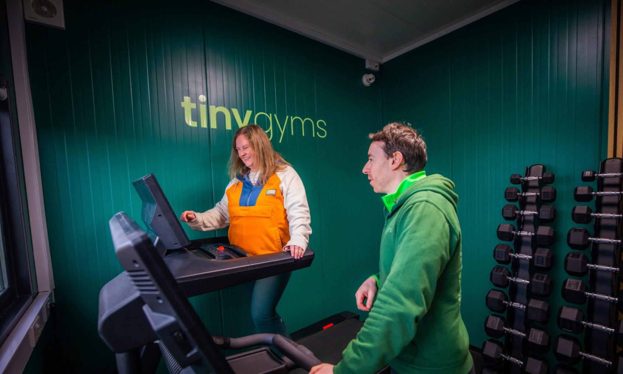 I book in for a TinyGym work out in St Andrews