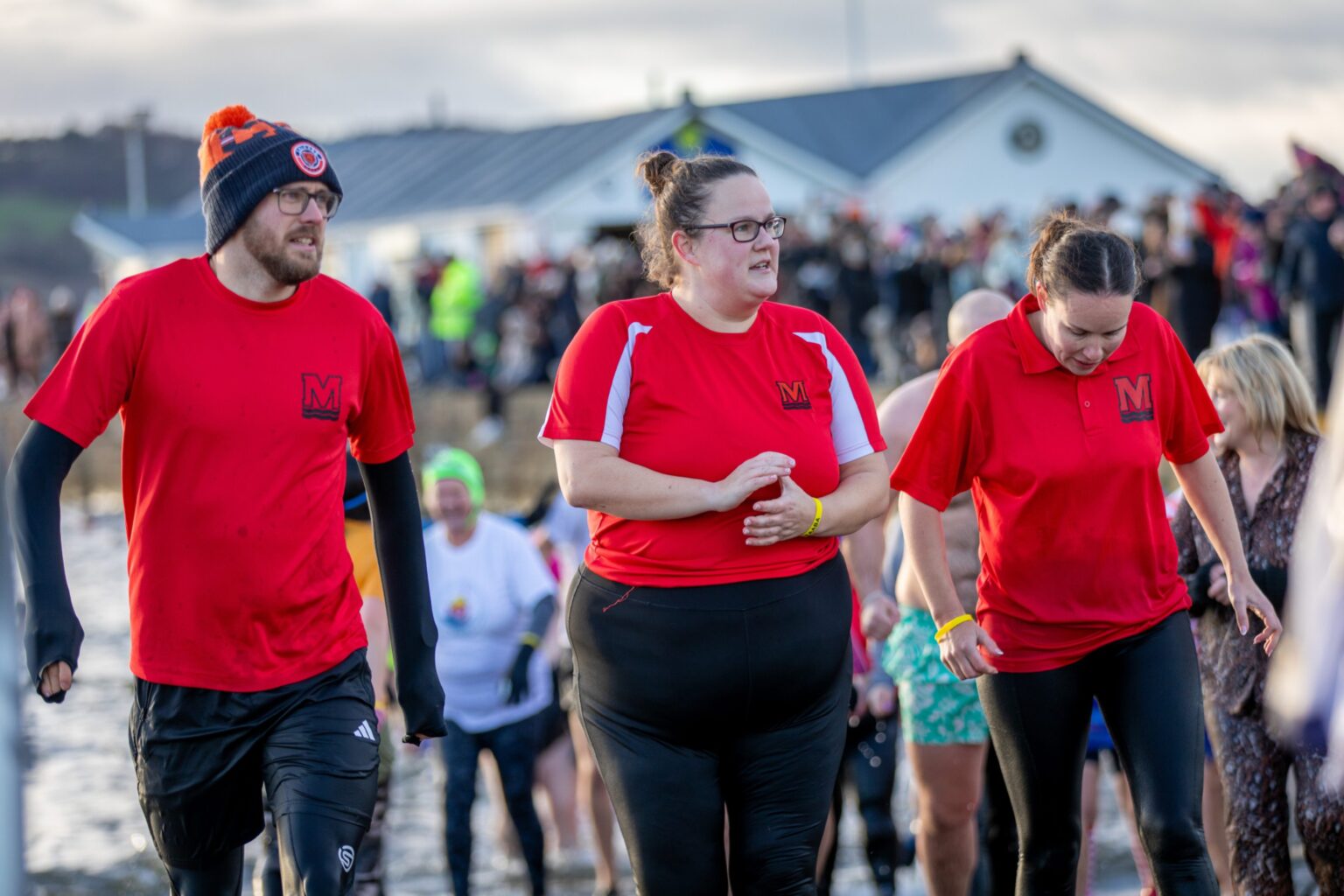 New year dook in Broughty Ferry brings festive fun