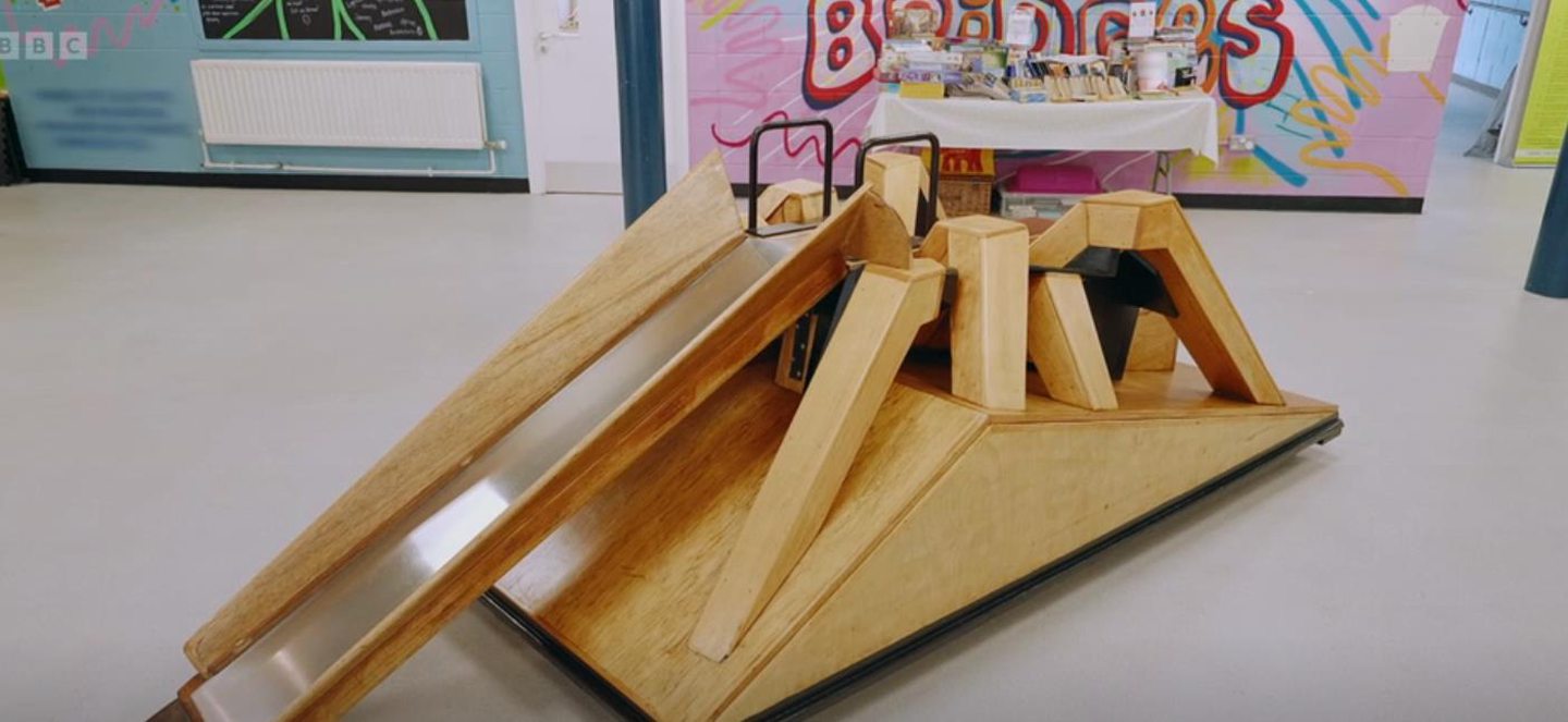 Iconic Stirling spider slide stars on BBC Repair Shop: On the Road