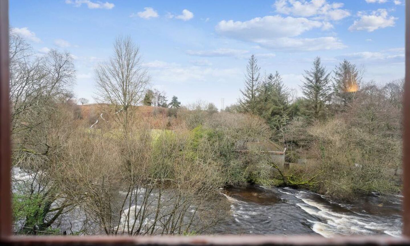 Dunblane riverside apartment in old mill with pool for just £120k