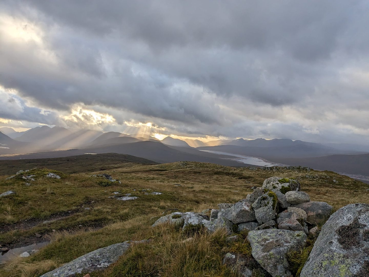 Adventure to isolated ridge of Stob an Cruaiche in Rannoch Moor
