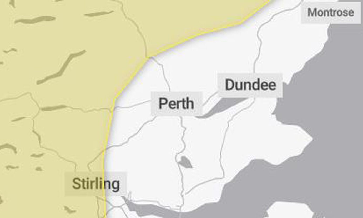 Yellow ice warning issued for Angus, Perthshire and Stirling