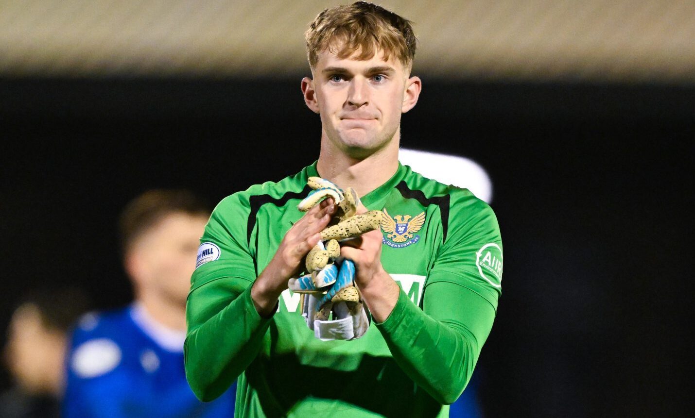 St Johnstone goalie Toby Steward on Portsmouth January recall