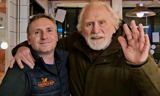 Game of Thrones star James Cosmo enjoys tasty St Andrews trip