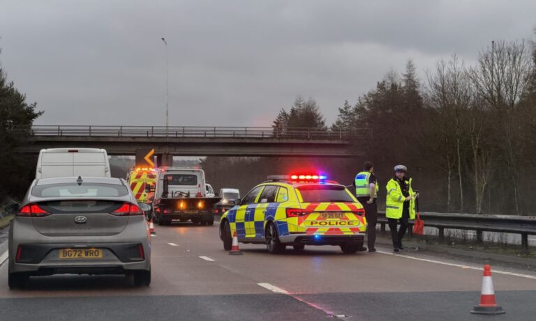 Drivers delayed on A92 after van crash near Cowdenbeath