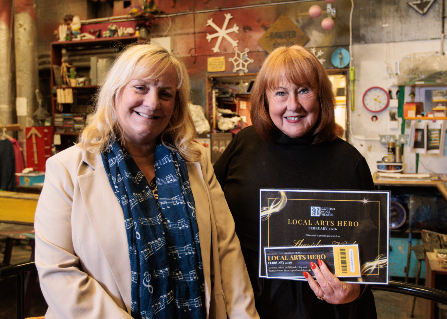 Dancer named as winner of first ever Dundee Rep award
