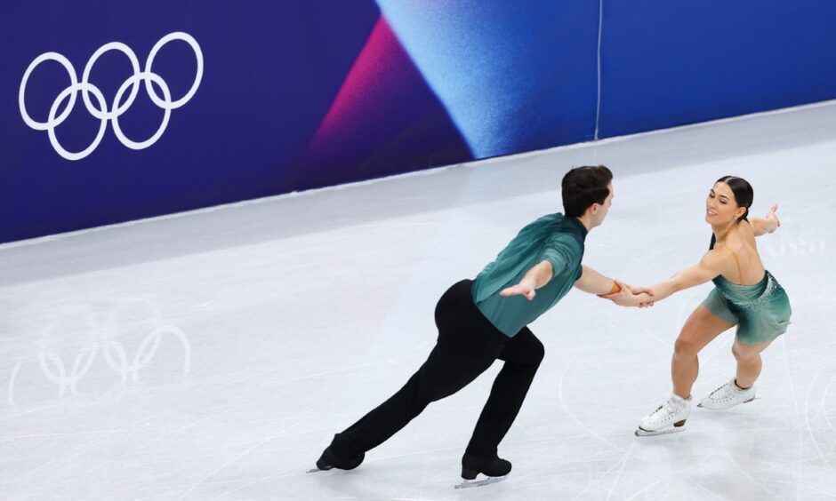 When are Dundee figure skaters in action at Winter Olympics?