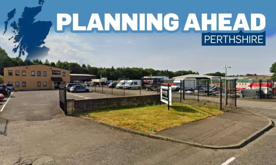 Perthshire planning:: Perth driving test centre & Broxden eye clinic