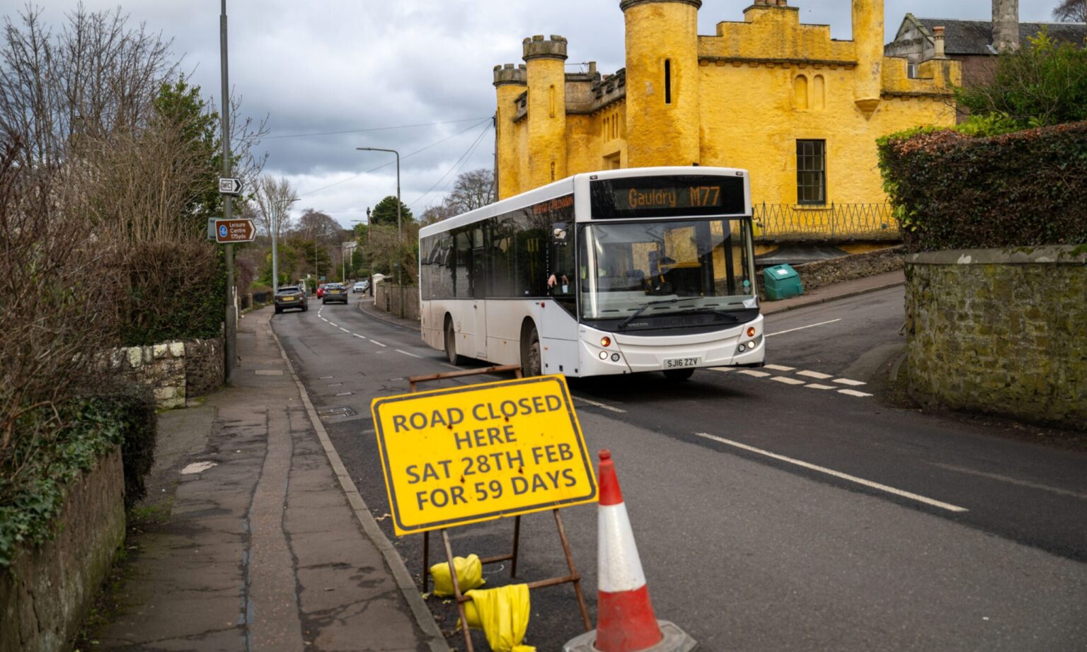 Newport-on-Tay kids 'may miss exams' due to 8-week road closure