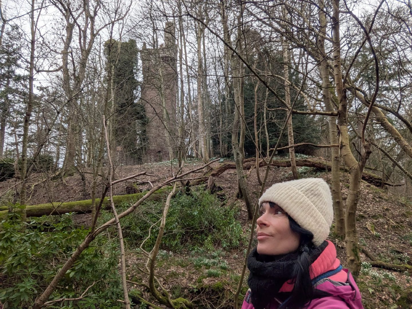 I hunt for the ruins of 15th century Finavon Castle near Forfar