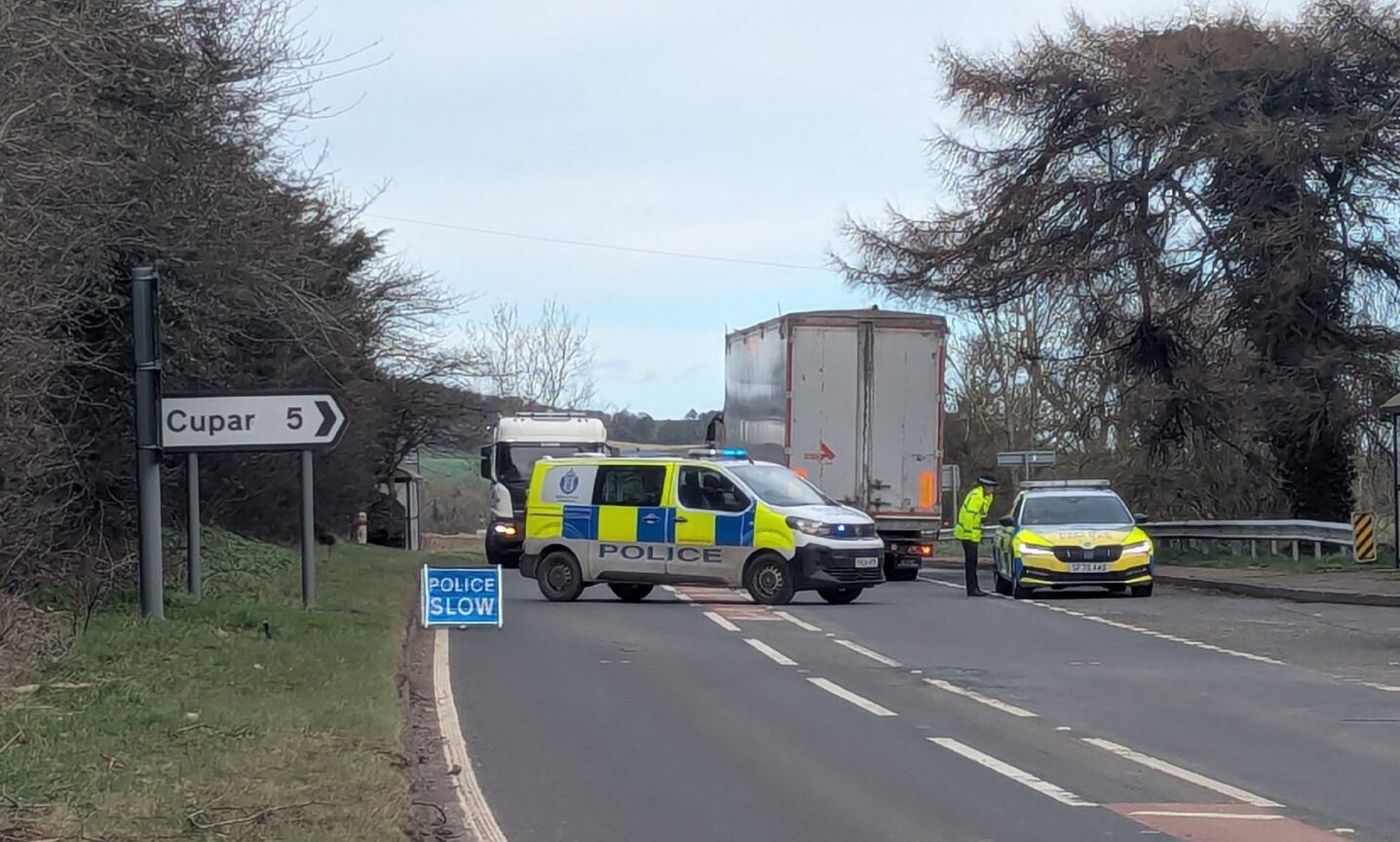 Driver dies after two-vehicle crash on A92 in Fife near Rathillet