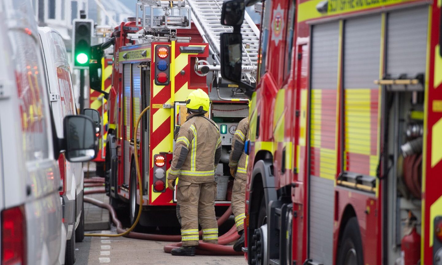 Firefighters tackle blaze Monifieth High Street
