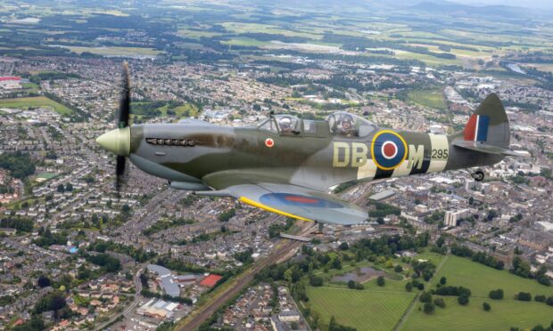 Spitfire to fly over Tayside and Fife – where and when to see it