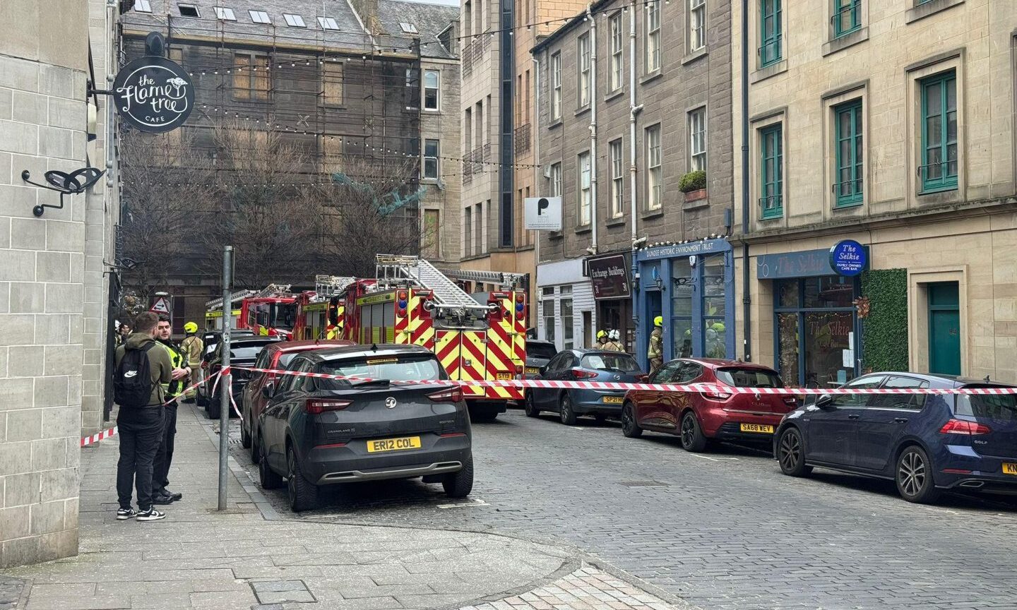 Fire crews called to building blaze in Dundee city centre