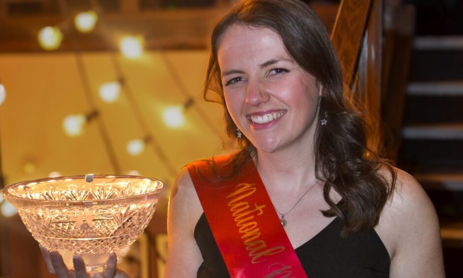 Louise Carr from Perth is Young Farmers' member of the year