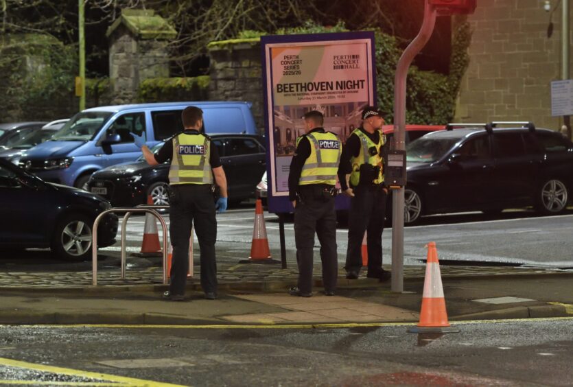 Perth police incident as road sealed off