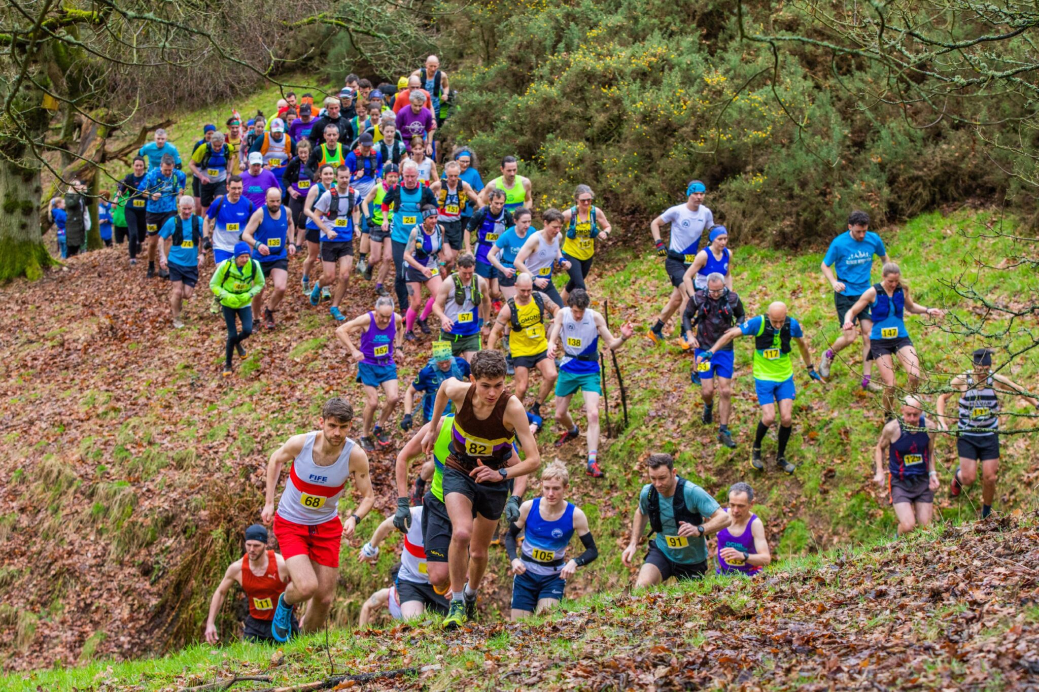 Bishop Hill Race in Fife draws competitors for challenging hill run