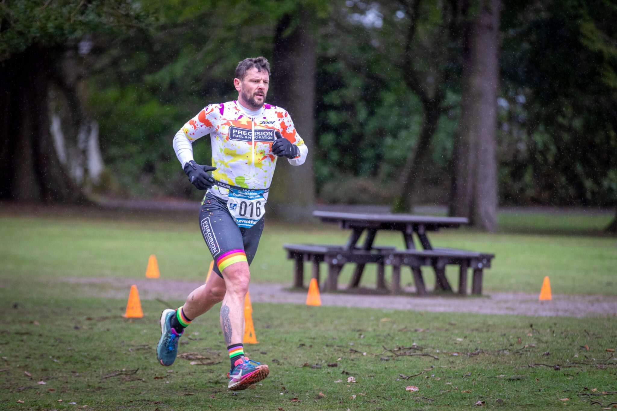 Duathlon winter race draws hundreds to Monikie Country Park