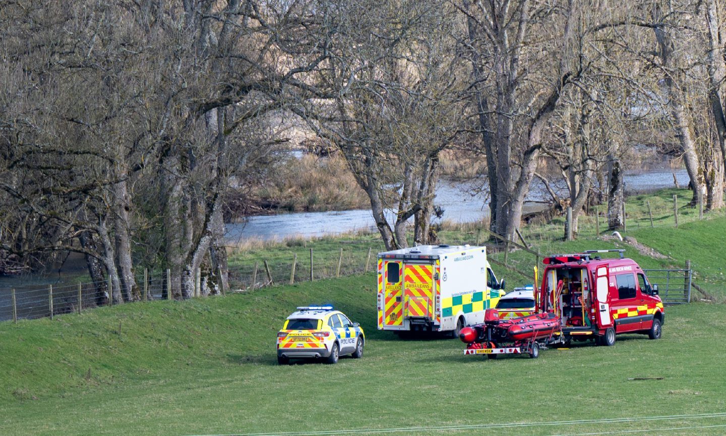 Water rescue crews called to incident at River Tay in Perthshire