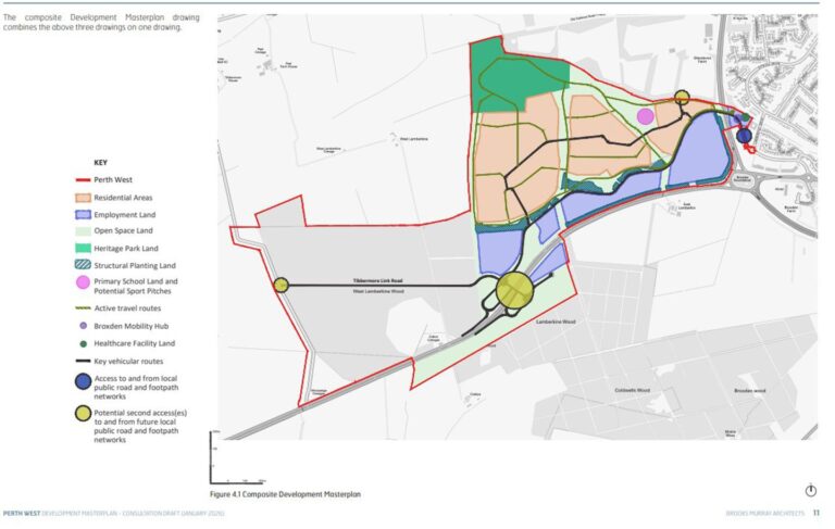 Perth West masterplan promises 1,500 homes and A9 underpass