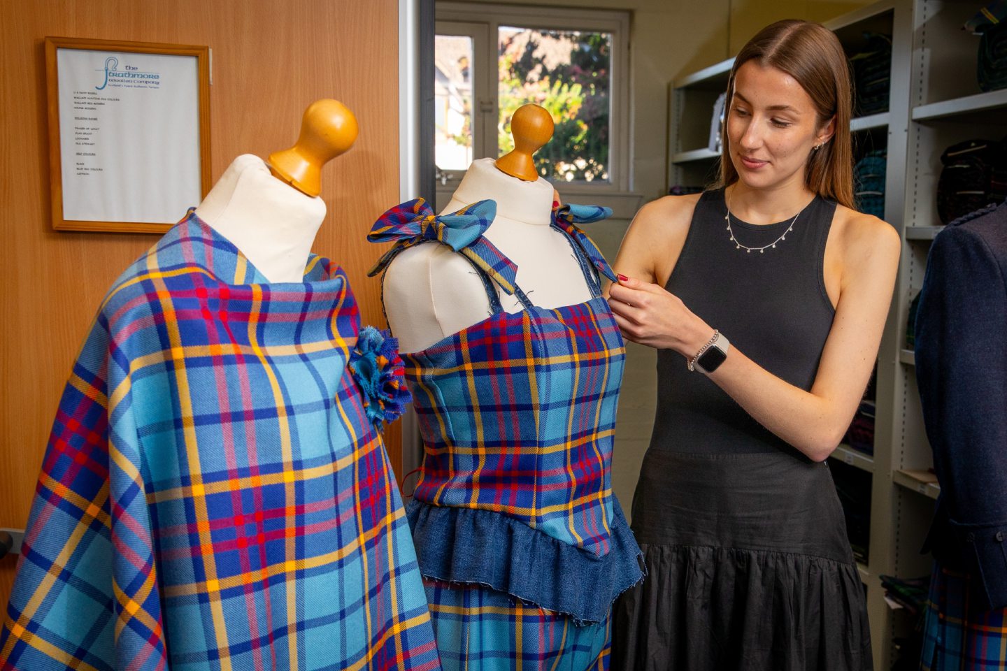 Forfar tartan firm Dressed to Kilt in Big Apple