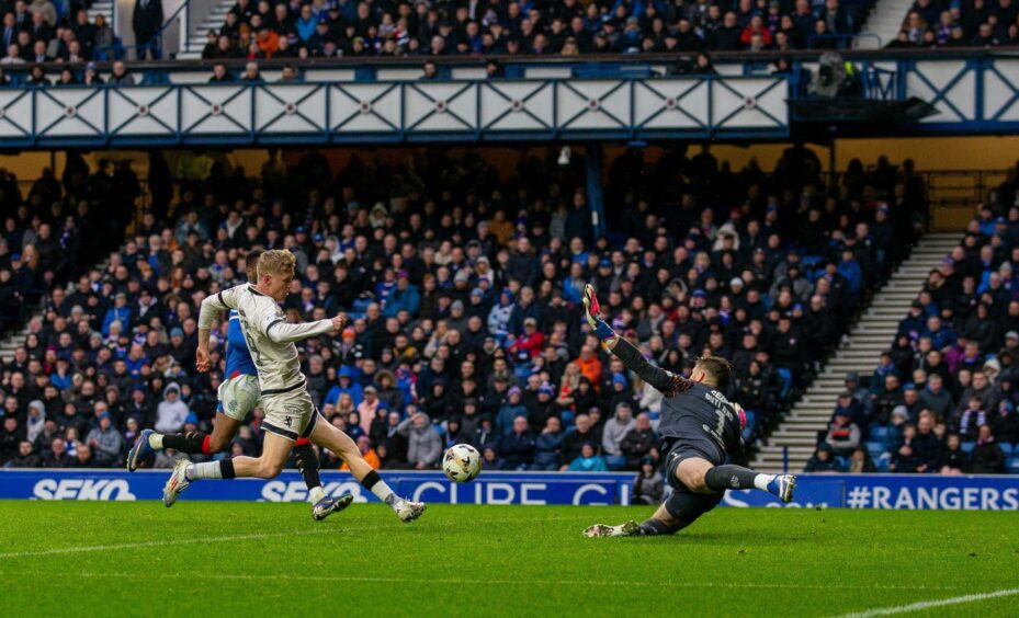 Zac Sapsford: Dundee United progress vow after Rangers goal