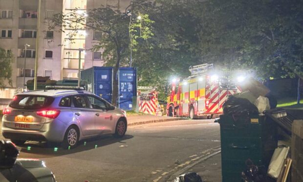 Emergency crews descend on Dundee multi after overnight fire