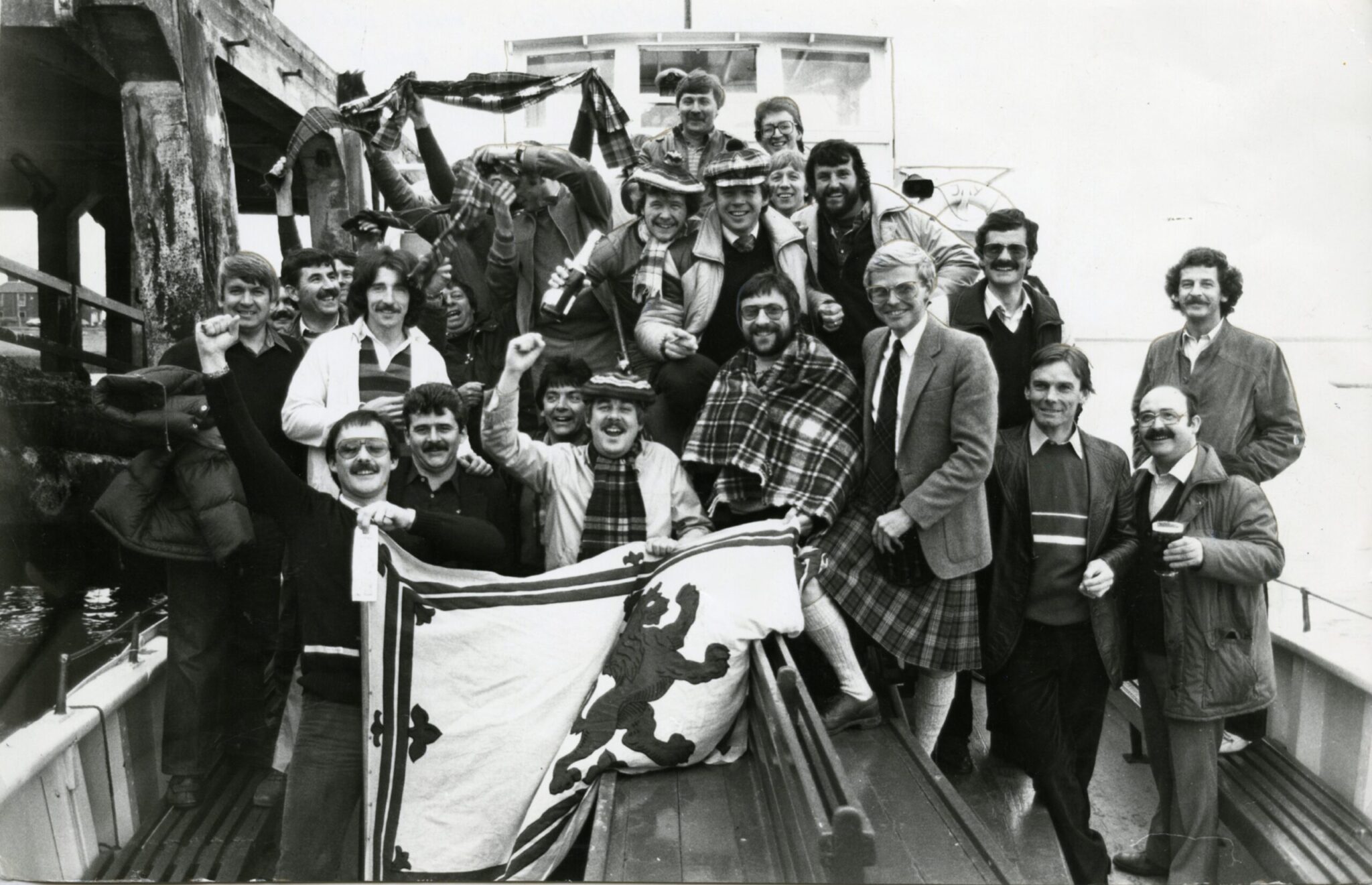 Pictures show Scotland national football team fans from Dundee