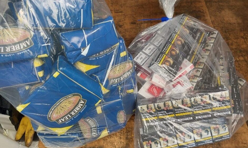 Fake cigarettes and tobacco seized in Hilltown, Dundee