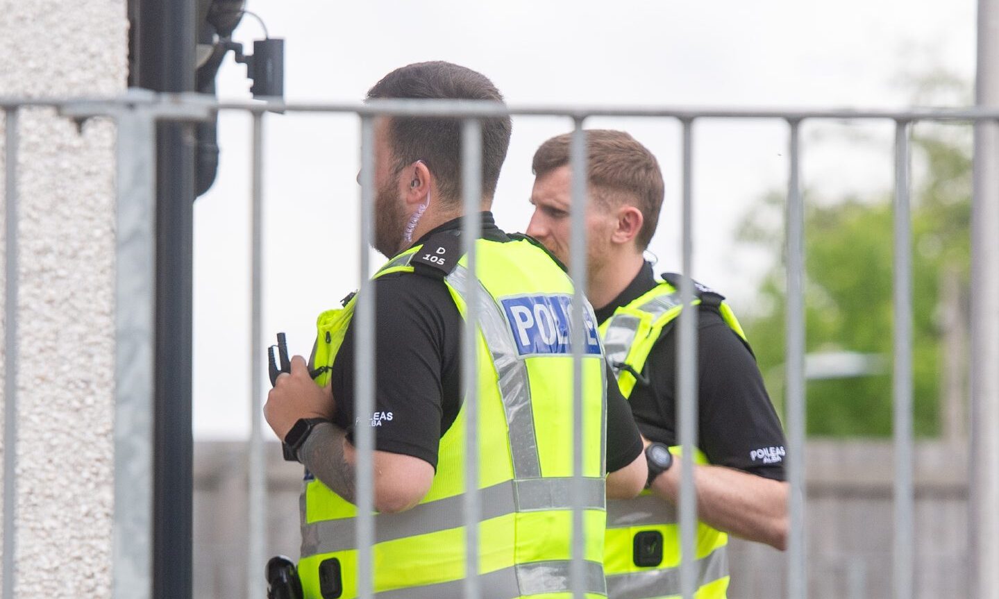 Police hunt for 'missing toddler' in Dundee housing estate