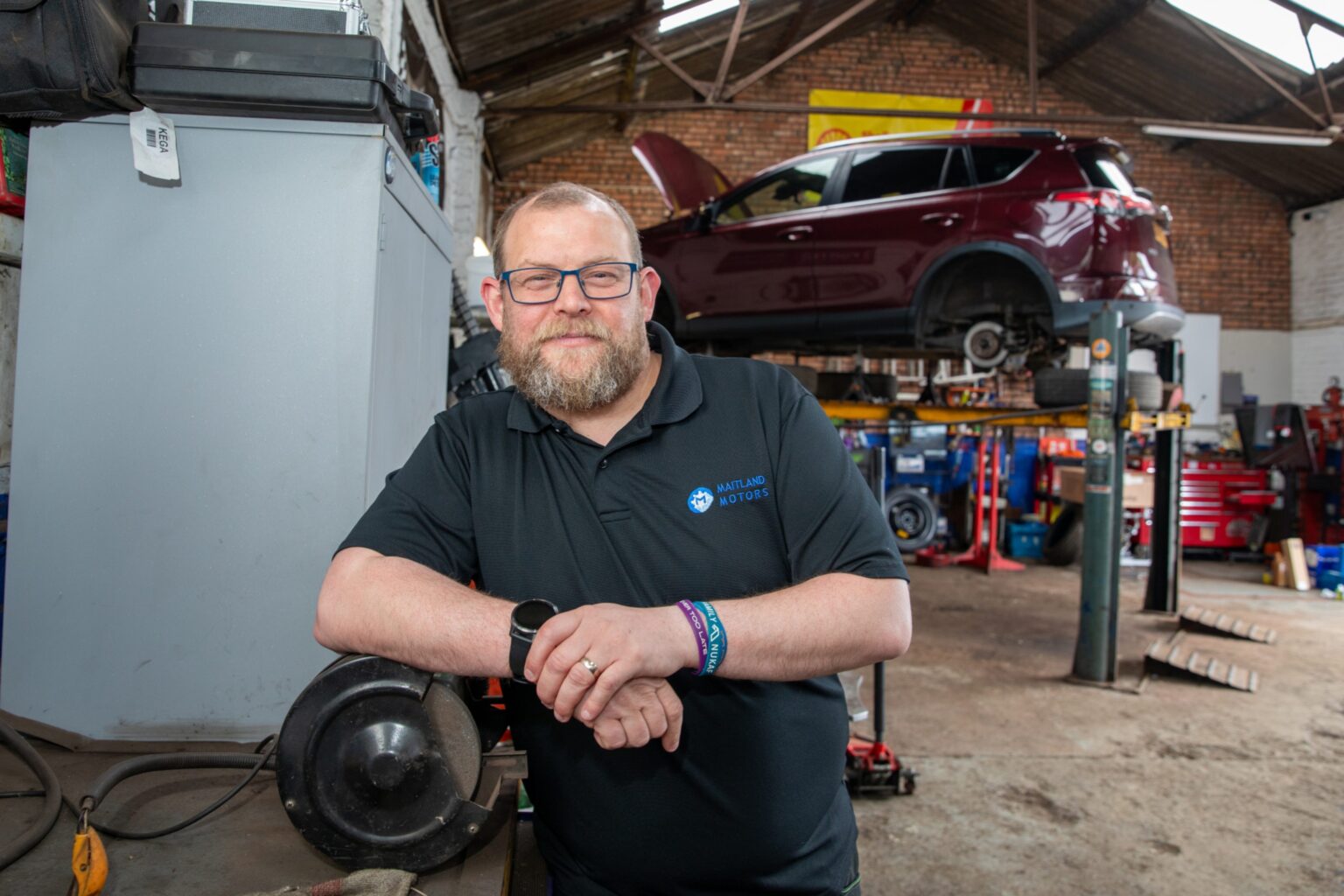 Mechanic who quit job to start Maitland Motors says risk paid off