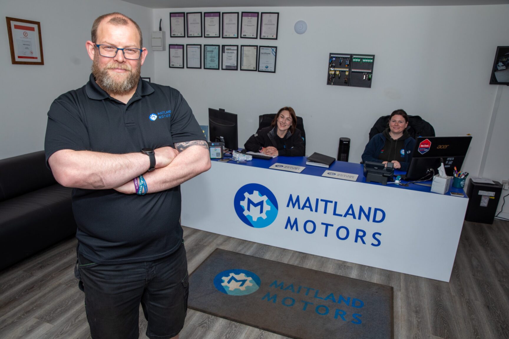 Mechanic who quit job to start Maitland Motors says risk paid off