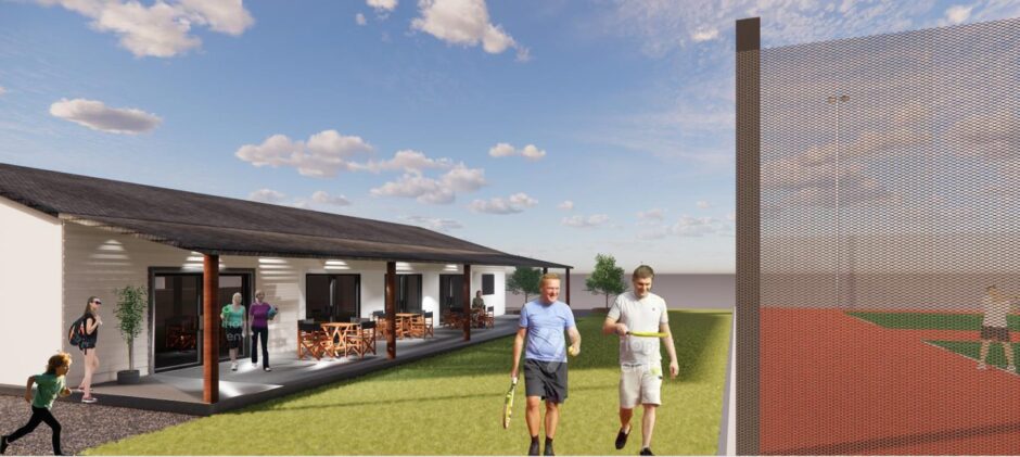 What new Blairgowrie tennis clubhouse could look like