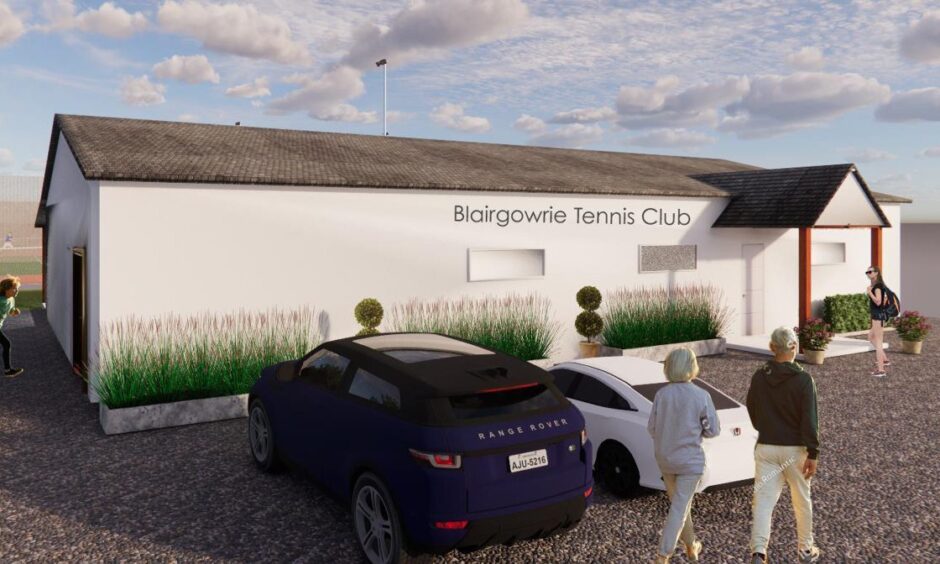 What new Blairgowrie tennis clubhouse could look like