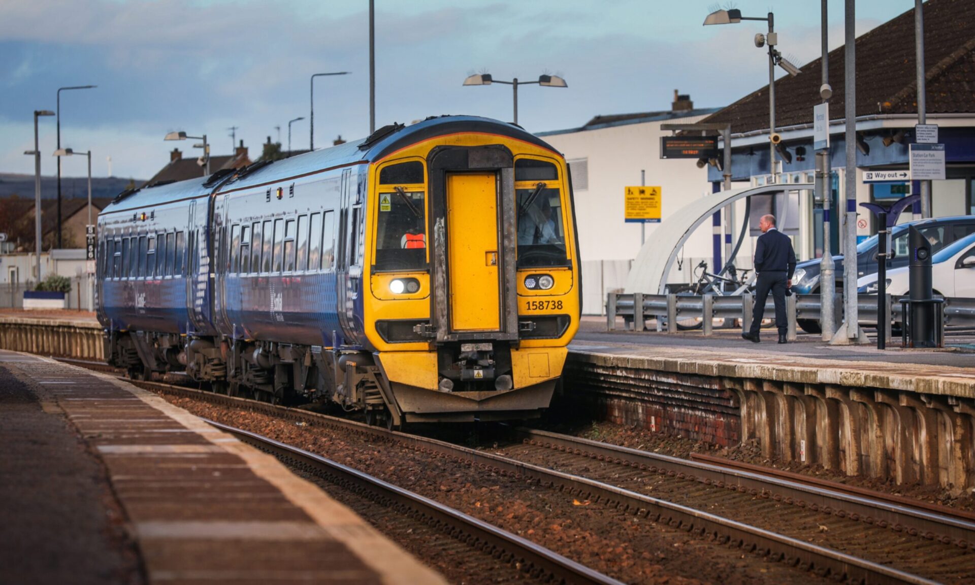 Emergency response at Montrose station after reports of train fire