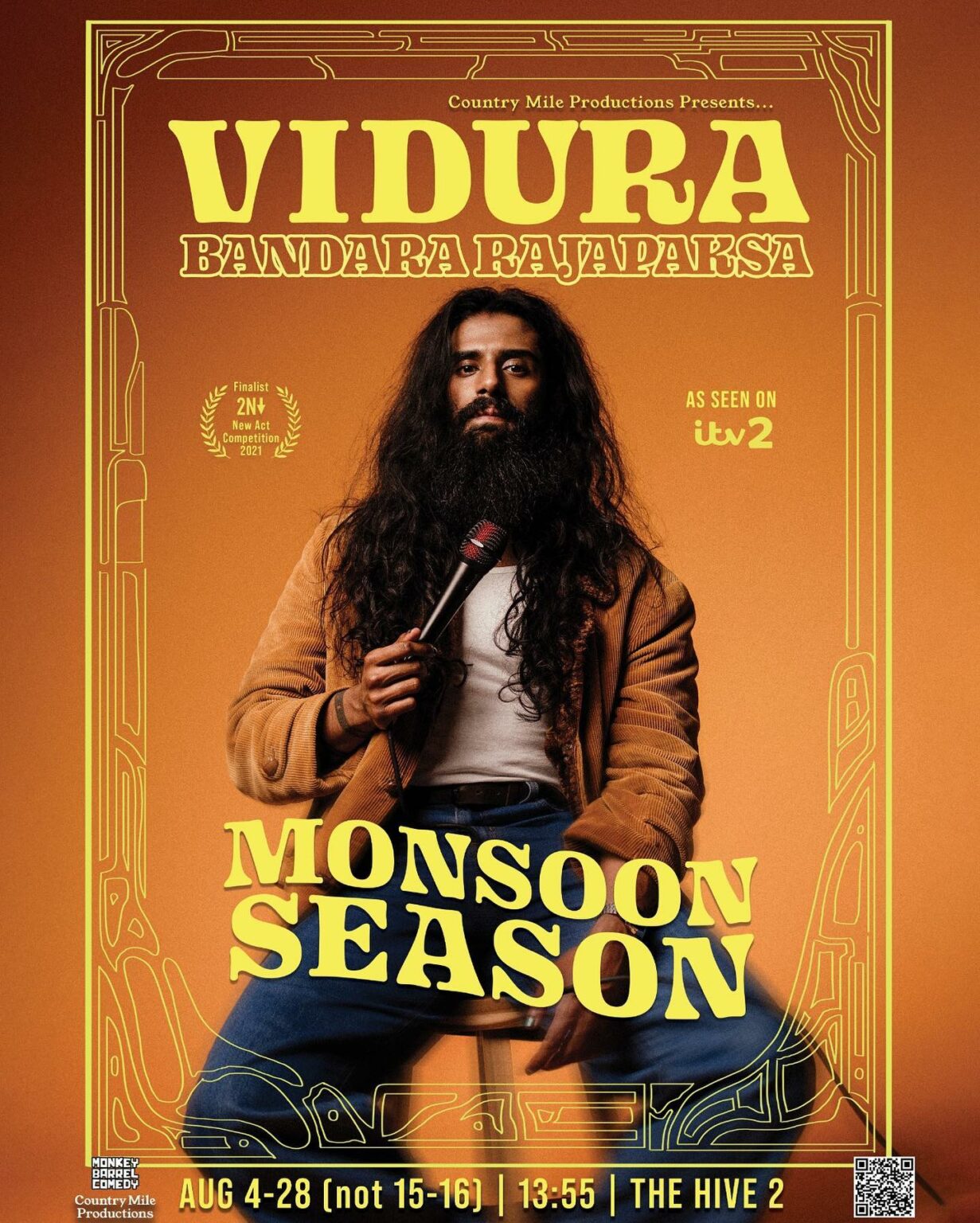 Edinburgh Fringe is the latest stop for comedian Vidura Bandara ...