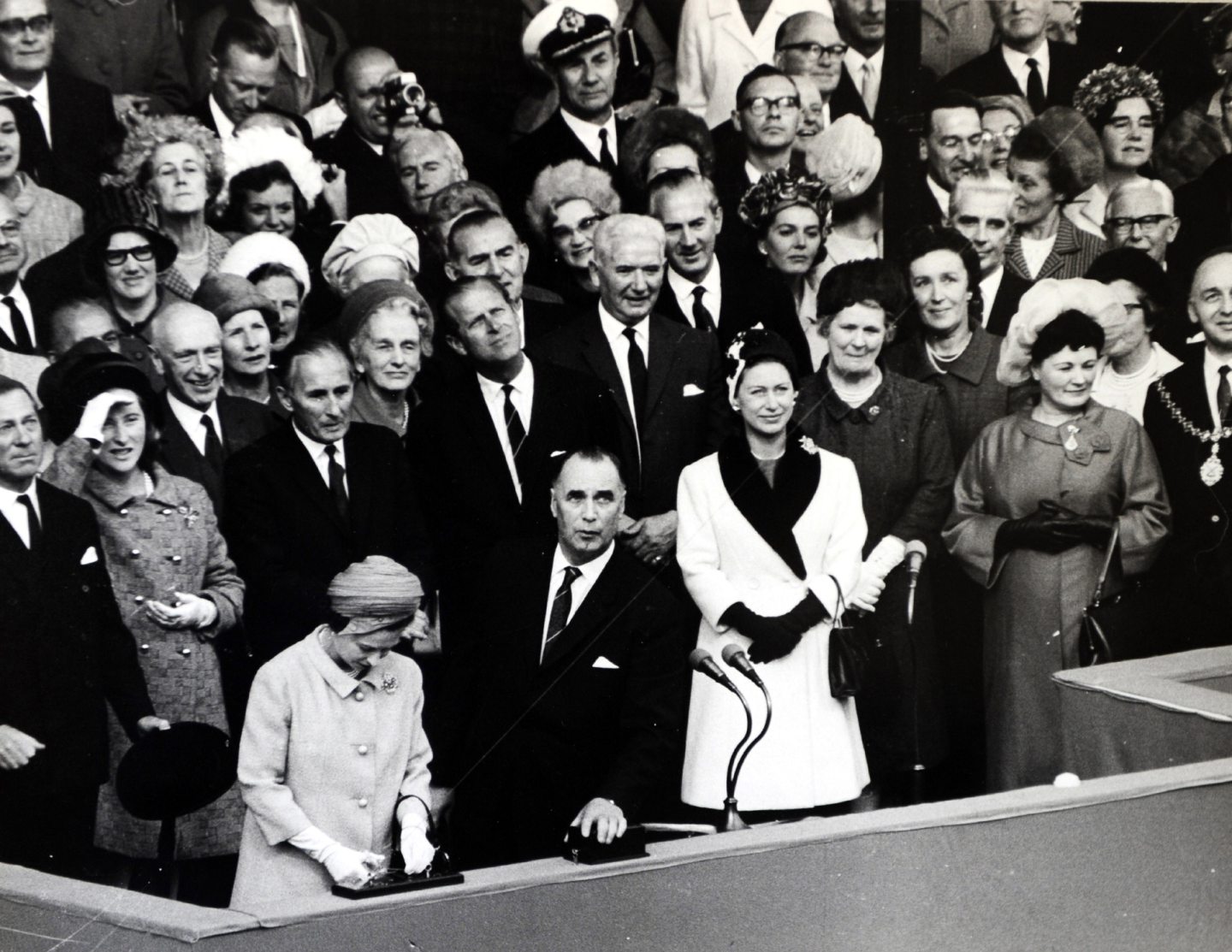 September 20, 1967: The Queen launches the QE2 ocean liner