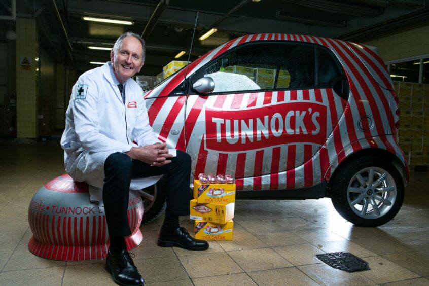 Model Tunnocks Tea Cake as firm puts famous biscuit on the road