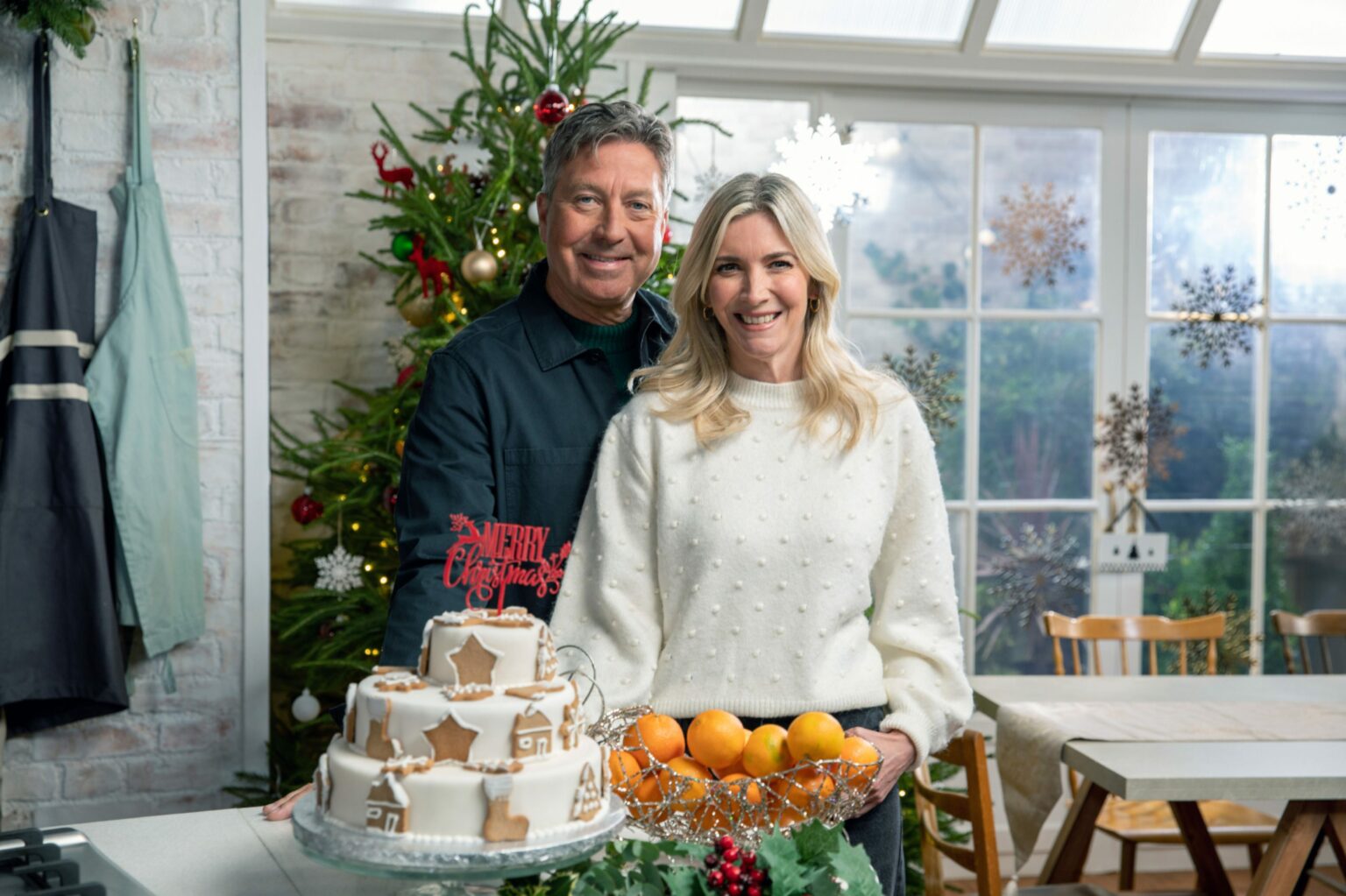 John Torode and Lisa Faulkner reveal the secret of a stress-free ...